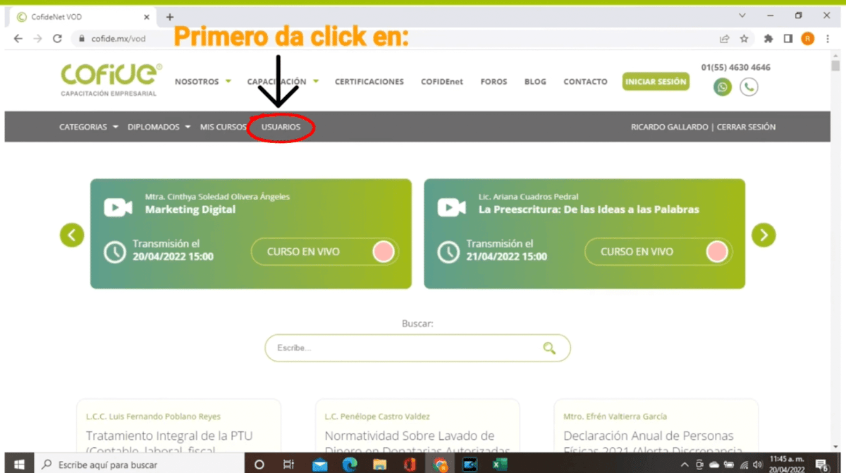 Tutoriales COFIDEnet