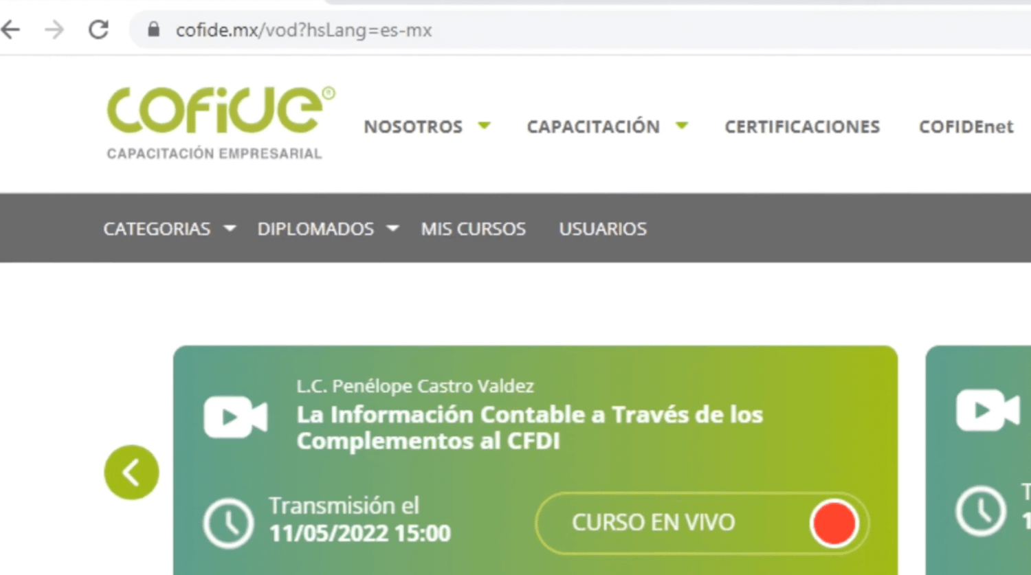 Tutoriales COFIDEnet